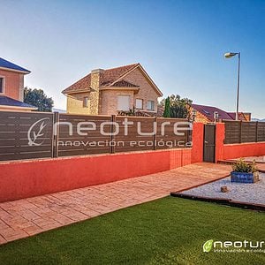 Tipos de Vallas para jardín en madera tecnológica - Neoture, Madera ...