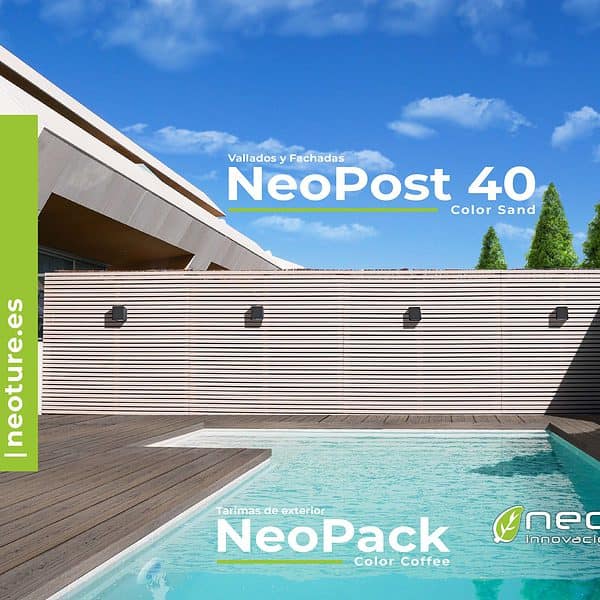 Panel decorativo exterior composite NeoPanel - Neoture, Madera ...